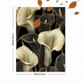 Abstract Gold Calla Lily Floral Canvas Print, Wall Decor for Living ...