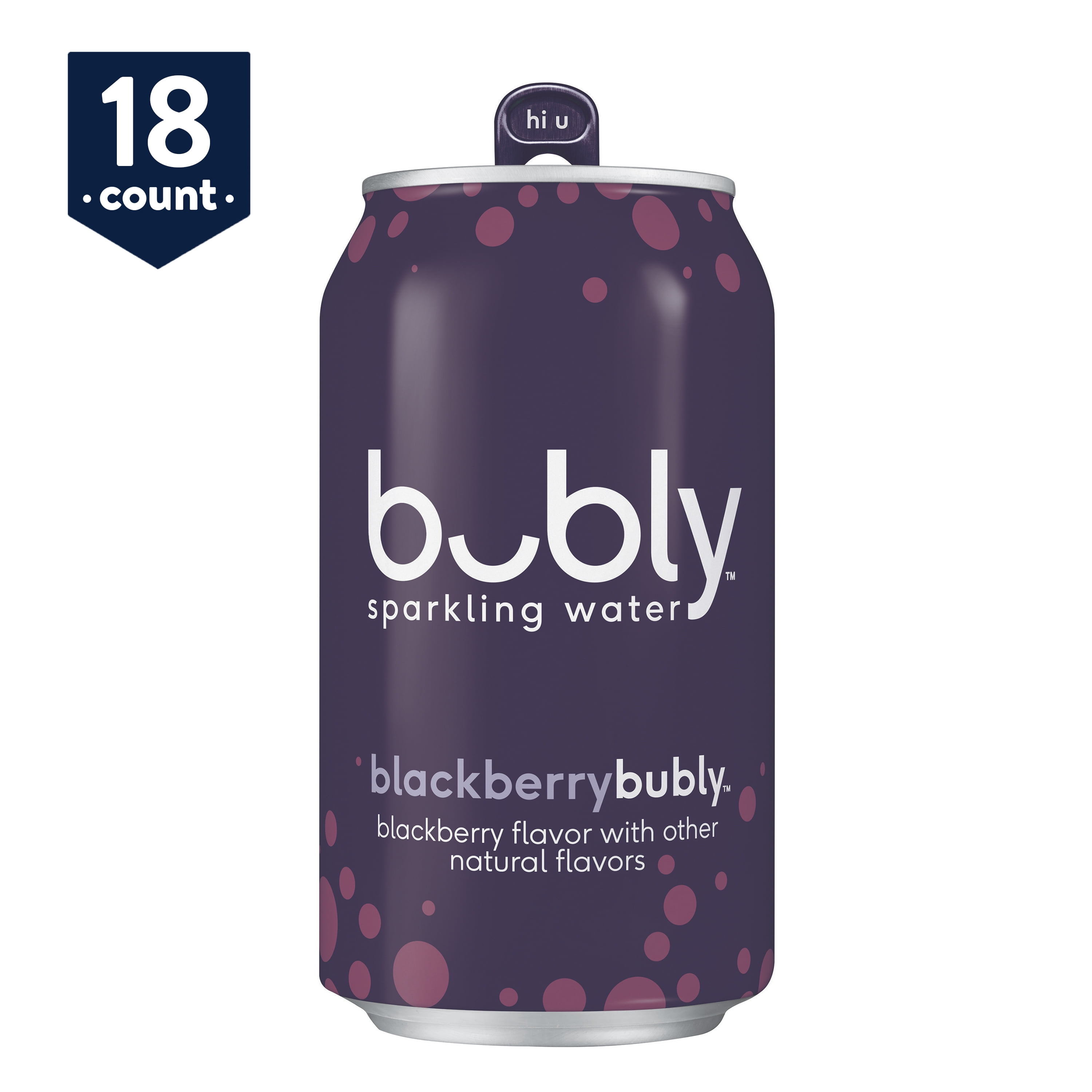 (18 Cans) bubly Sparkling Water, Blackberry, 12 fl oz - Walmart.com ...