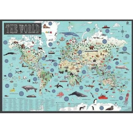 World: Illustrated Map | Walmart Canada