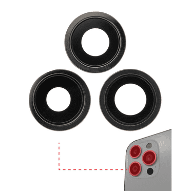 Replacement Back Camera Lens With Bracket & Bezel Compatible For iPhone ...