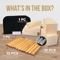 JJ CARE Wood Carving Kit [12 SK2 Wood Carving Knives with Case, 10 ...