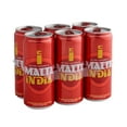 (2 pack) Malta India Malt Beverage 6 Pack 12 fl oz Aluminum Can ...