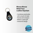 Bernese Mountain Dog Abstract Art Metal Black Leather Keychain ...