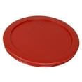 Pyrex Poppy Red Durable Replacement Lids for Food Storage (3/7202-PC, 3 ...