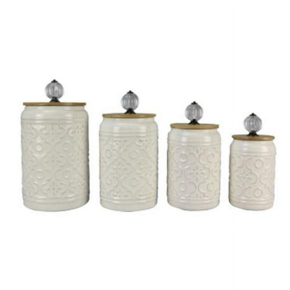 4 piece kitchen canister sets