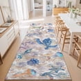 Area Rug 2x6ft Sea Turtle Seahorse Area Rugs for Kitchen Runner Rug ...