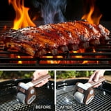 Horsepower Giddy up Grill Brush, Heavy-Duty Stainless Steel Bristle ...