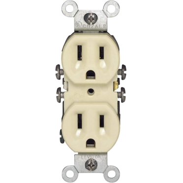 Plugmold Multi Outlet Strip 5 Single 15 Amp Outlets Steel Ivory ...