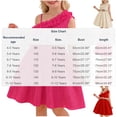 CIAKGIAF Big Girls Dresses Casual Slanted Shoulder Flare Dress ...