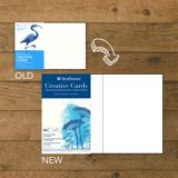 Strathmore Creative Cards, Full Size, Fluorescent White with Deckle, 50 ...