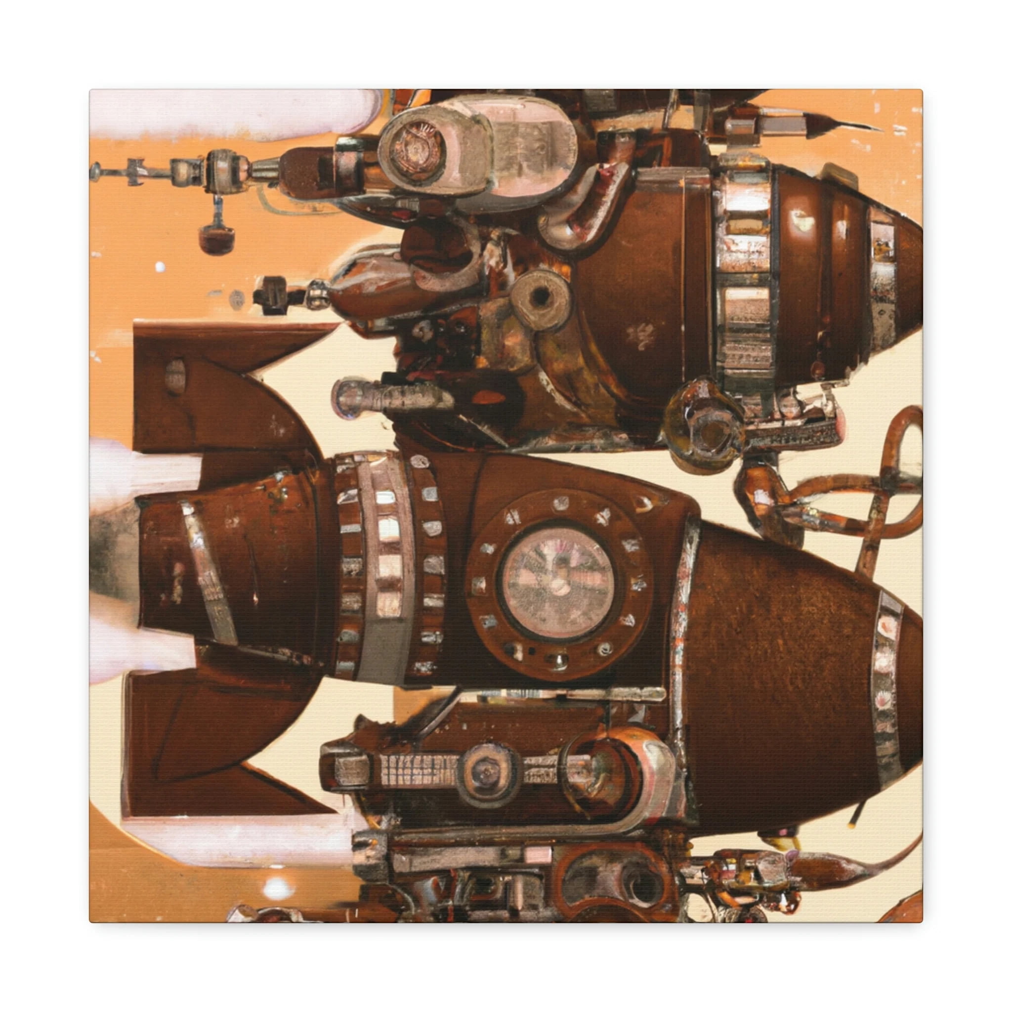 Clockwork Reflection - Canvas - Walmart.com
