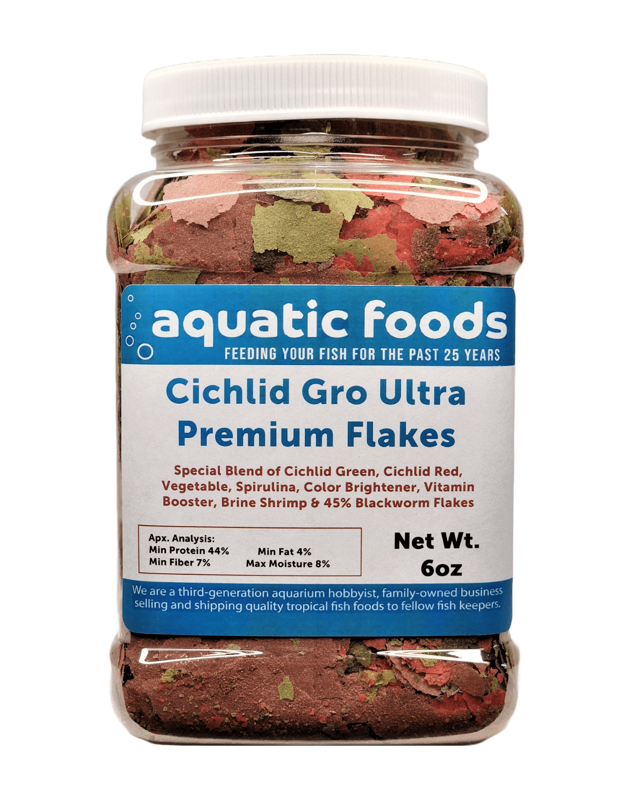 Cichlid Growth ULTRA 8-Type Premium Flake Mix for Discus, Cichlids, All ...