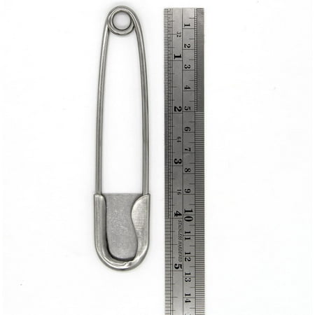 Safety Pins, Extra Large Safety Big Pins Heavy Duty Stainless Steel ...