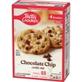 Betty Crocker Chocolate Chip Cookie Mix, Makes 88 Cookies, 4 Pouches, 4 ...