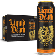Liquid Death Water Sparkling Squeezed to Death (24 Pack) 19.2 fl oz ...