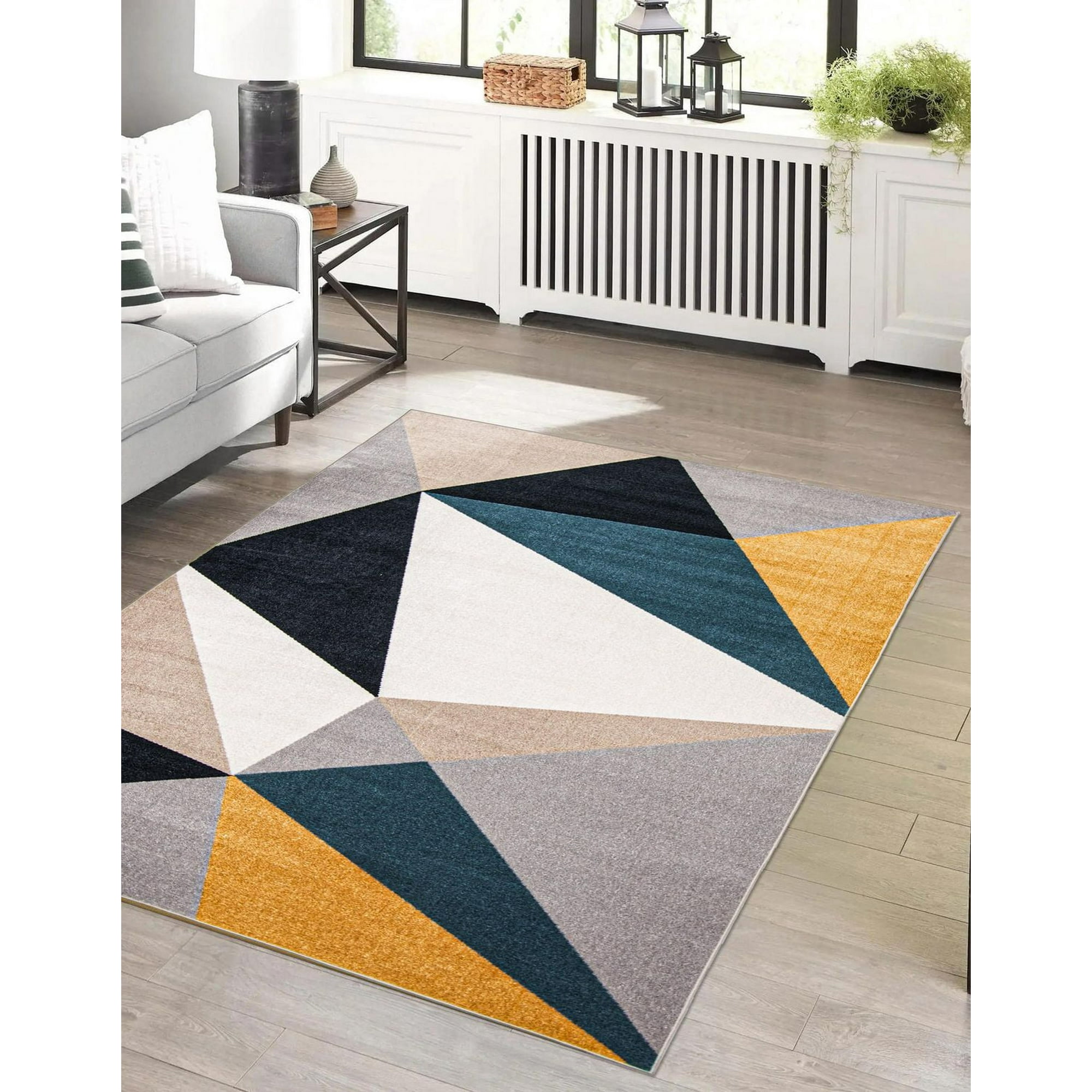 Click here for Ecarpet Washable Modern Abstract Area Rug For Livi... prices