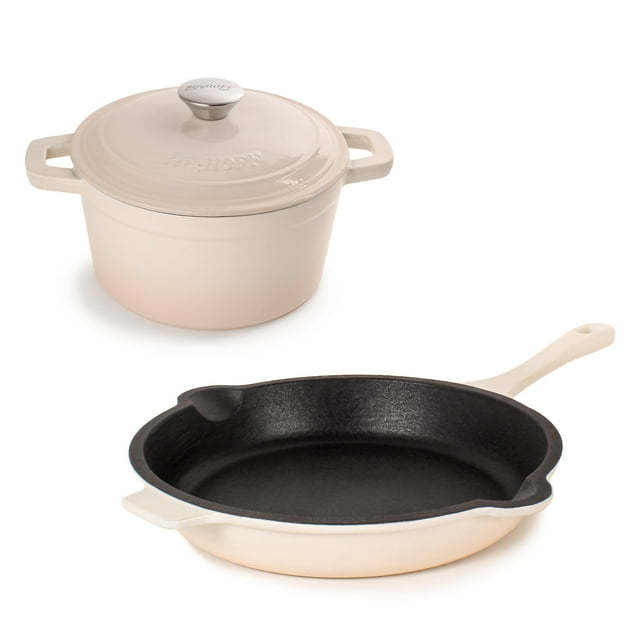 BergHOFF Neo Cast Iron 3Pc Cookware Set, 3Qt Covered Dutch Oven & 10 ...