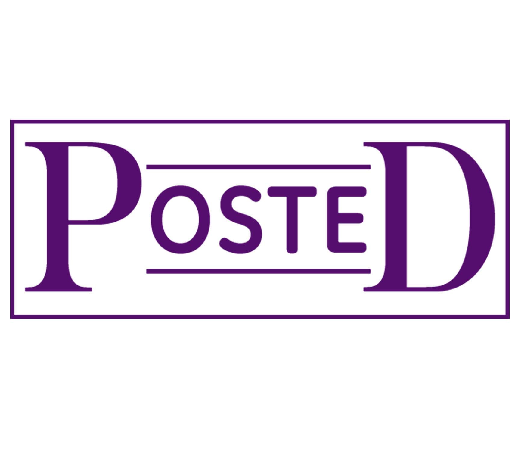 Printtoo Posted Self Inking Rubber Stamp Pre-Inked Office Stamp- Home ...