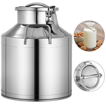 VEVOR 304 Stainless Steel Milk Can 50 Liter Milk Bucket Wine Pail ...