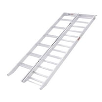 Black Widow BW-10840-HD 9' Aluminum Tri-Fold Arched ATV / Motorcycle ...