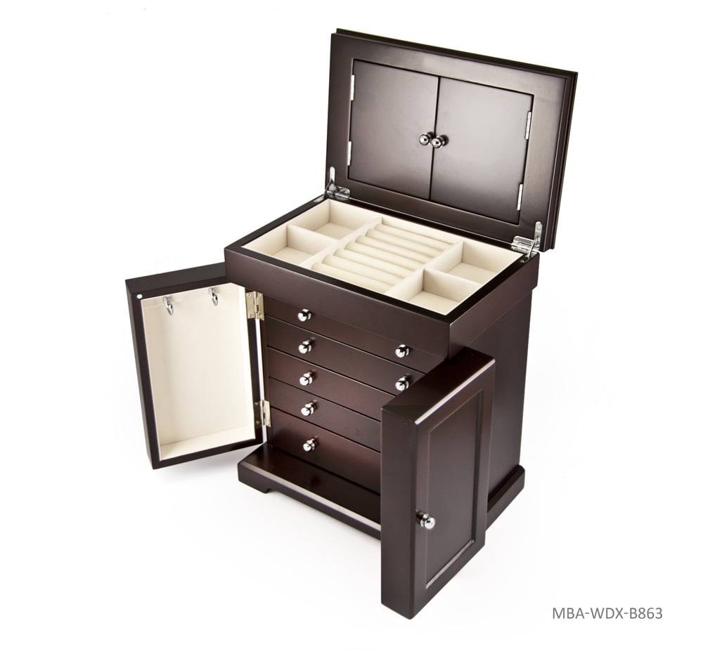 Masterpiece Handcrafted 18 Note Modern Dark Espresso Grand Musical ...