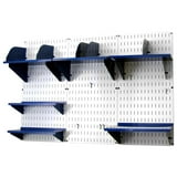 Wall Control Office Wall Mount Desk Storage & Organization Kit, White ...