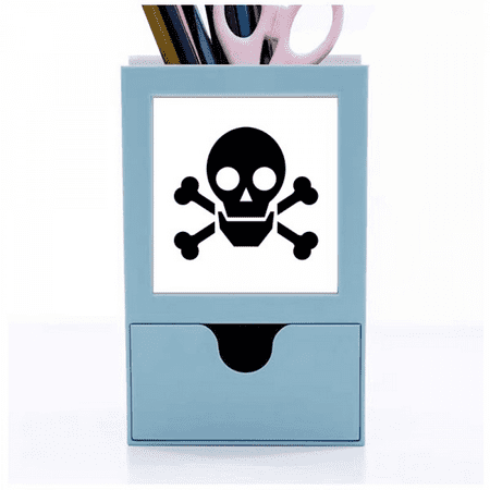 Dangerous Checal Frightful Circle Symbol Desk Supplies Organizer Pen ...