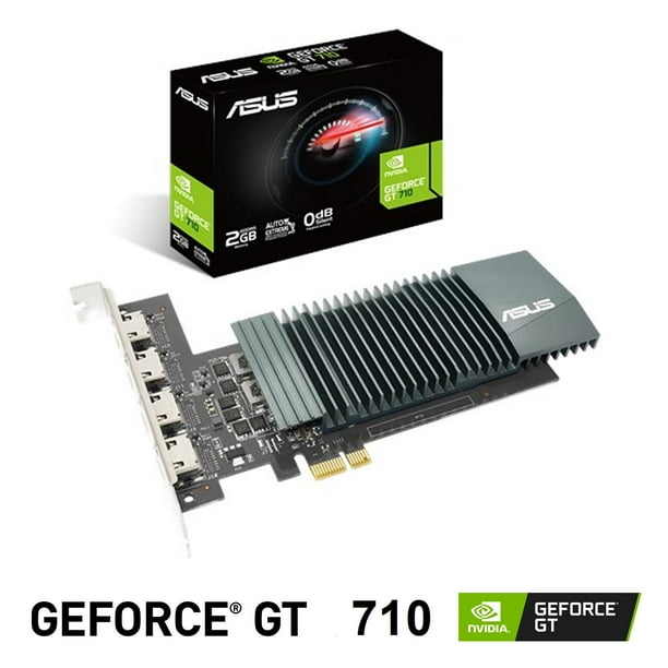 Tarjeta de Video ASUS GeForce GT 710 2GB GDDR5 GT710-4H-SL-2GD5 Asus GT710-4H-SL-2GD5 | Bodega ...