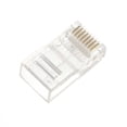 Amosfun 100Pcs Rj45 Cat5e Cable Connectors Set Plated Gold Plated Ends ...