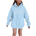 Avtoify Kids Print Fleece Lined Long Sleeve Hoodie Girls Long Sleeve ...