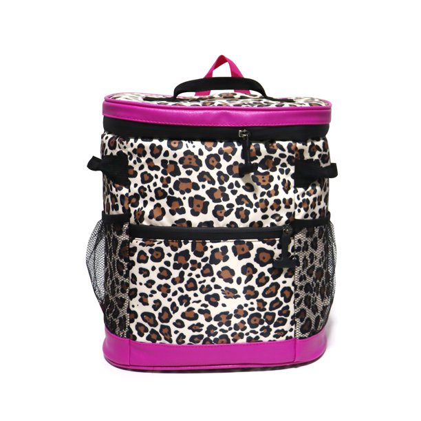Cooler Backpack Women Leopard Backpack Cooler Bags Lightweight Soft ...