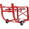 55 Gallon Drum Cradle, 600-pound Capacity Movable Drum Cradle Handling ...