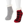 MUK LUKS Women's Ankle Cabin Socks, 2-Pack - Walmart.com