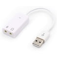 USB Sound Adapter, External USB 2.0 3D Virtual 7.1 Channel Audio Sound ...