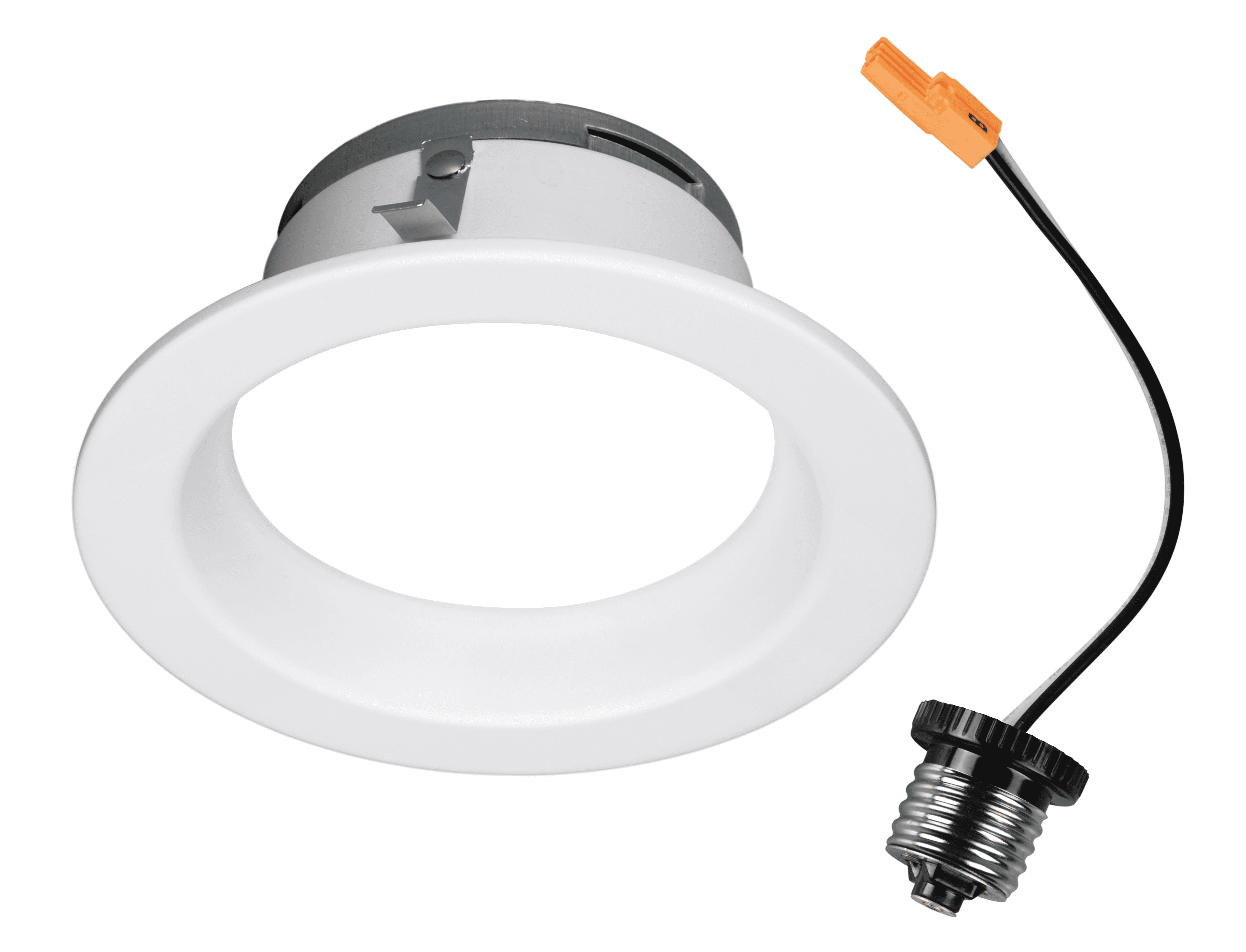 NICOR Lighting 4 inch White Recessed LED Downlight, 3000K ...