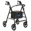 Drive Medical Aluminum Rollator Rolling Walker with Fold Up and ...