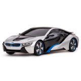BMW i8 RC Remote Control Sports Car - Silver - 1:24 RC Car - Walmart.com