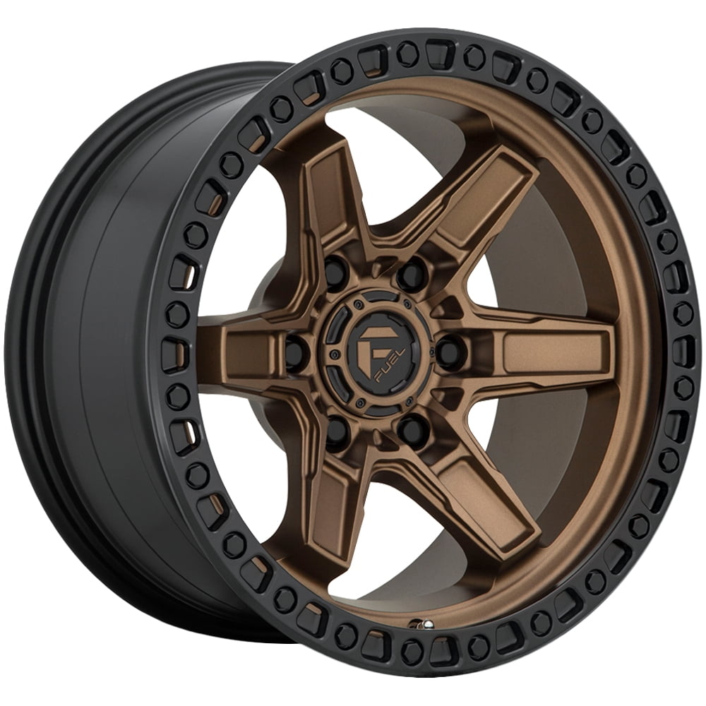 Fuel D699 Kicker 6 18x9 6x5 5 12mm Bronze Wheel Rim 18 Inch