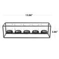 Mainstays Decorative Black Metal Votive Centerpiece Candleholder, 4 ...