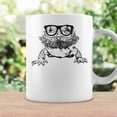 Bearded Dragon Cute Reptile Lizard Nerdy Glass Animal Coffee Mugs ...