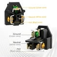 10PCS Electrical Replacement Plug NEMA 5-15P Extension Cord Ends Black ...