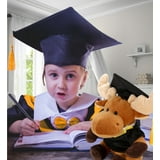 DolliBu Moose Graduation Plush Toy - Soft Huggable Graduation Stuffed ...