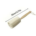 Long Handled Loofah Scrub Brush Exfoliating Back Massager For Shower