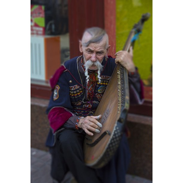 Music Ukrainian Instrument Musical Ukraine Bandura-20 Inch By 30 Inch ...