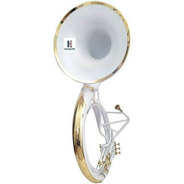 Brass Sousaphone Bb Big Bell Tubas White Brass Made King Size Tuba ...