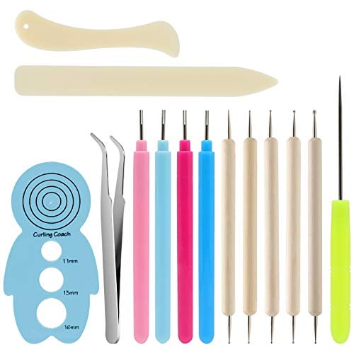 KITANIS 13 Pieces Paper Quilling Tool and Supplies Kit Ergonomic for ...