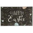 Mohawk Home Print Mat, 'Happy Easter' in Charcoal, 2' 6'' x 4' 2 ...