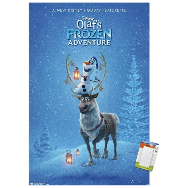 Disney Frozen: Olaf's Frozen Adventure - Teaser One Sheet Wall Poster ...