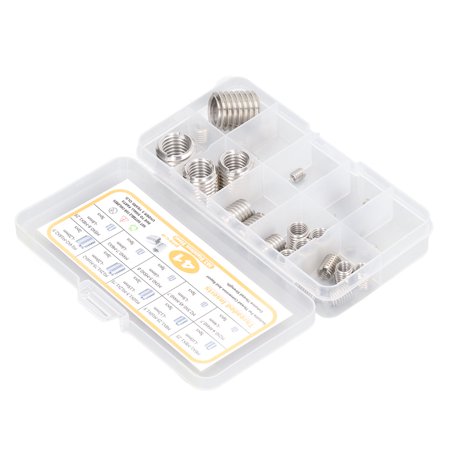Wire Insert Thread, M2 To M14 41 Pcs Thread Repair Insert 303 Stainless ...