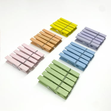Mini Spring Clothespins Natural - 250 per pack, 6 packs - Walmart.com